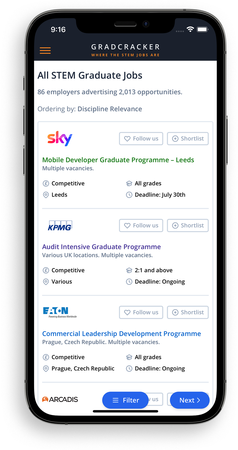 The Gradcracker App | Gradcracker Home | Gradcracker - Careers for STEM ...